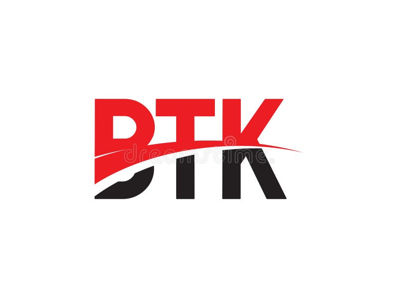 BTK Letter Initial Logo Design Vector Illustration Stock Vector ...