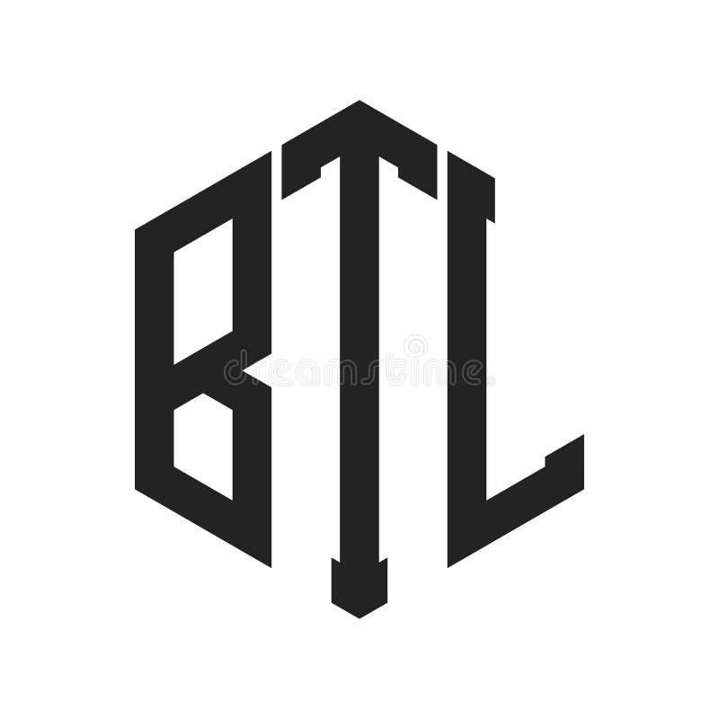 BTL Logo Design. Initial Letter BTL Monogram Logo Using Hexagon Shape ...