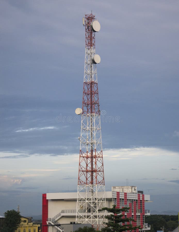 BTS Telecommunication stock image. Image of internet - 310058297