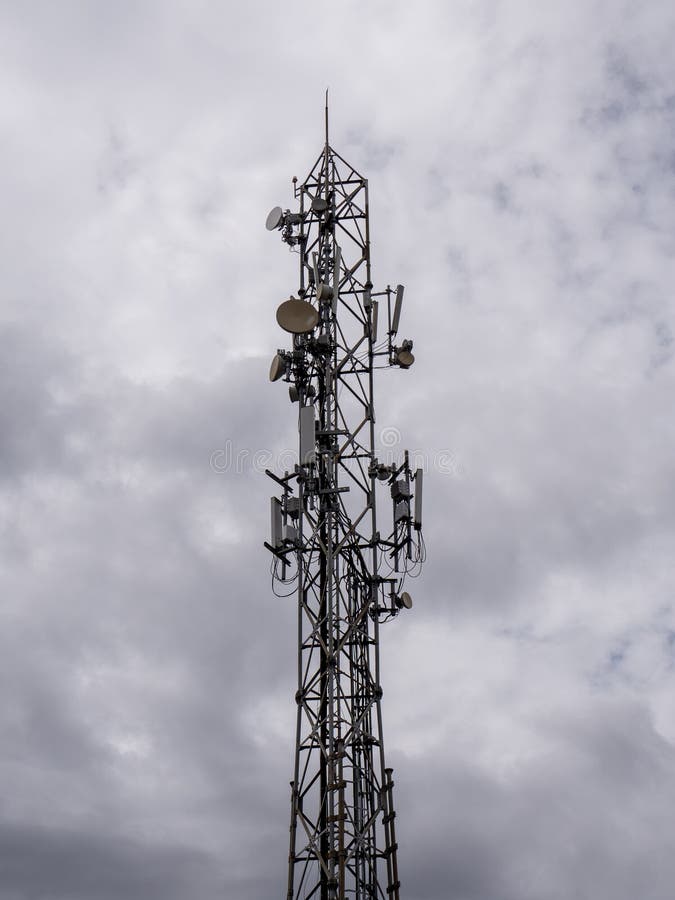 BTS Telecommunication and Mobile Network Infrastructure Stock Photo ...