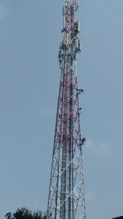 BTS TOWER stock image. Image of machine, streetlight - 223374729