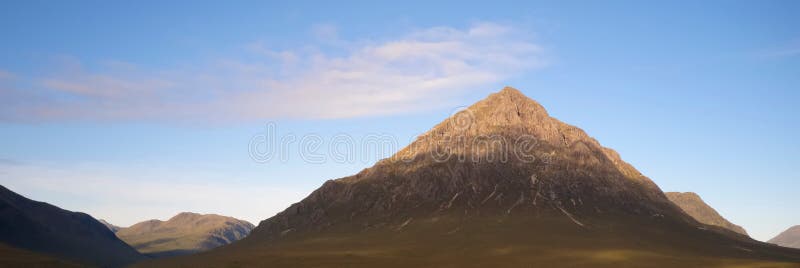Buachaille Etive Mor during Autumn with River Etive in Foreground Stock ...