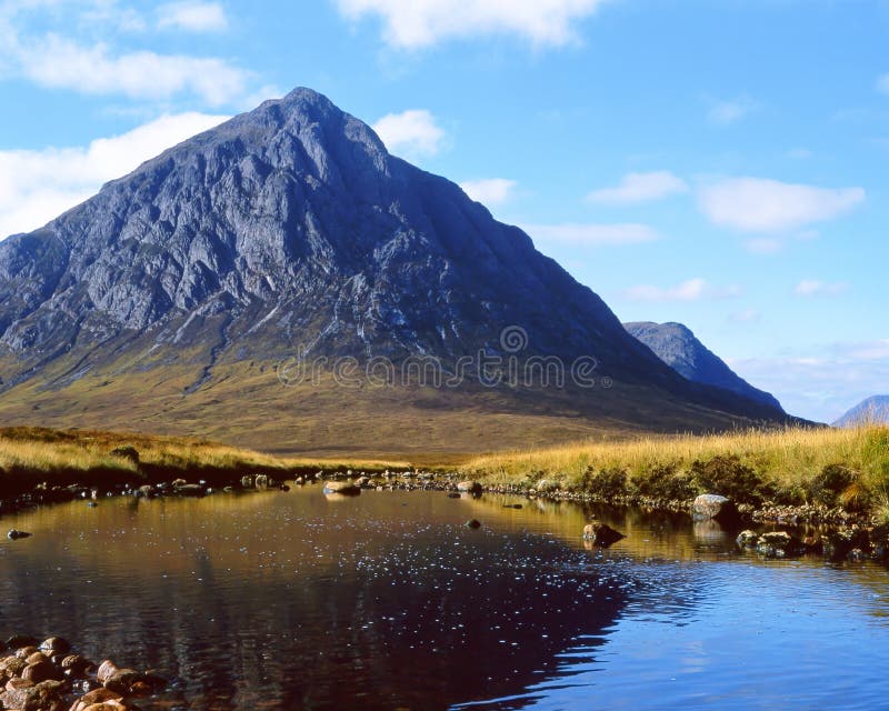 Buachaille Etive Mor Aerial during Autumn View of A82 Road and Bridge ...