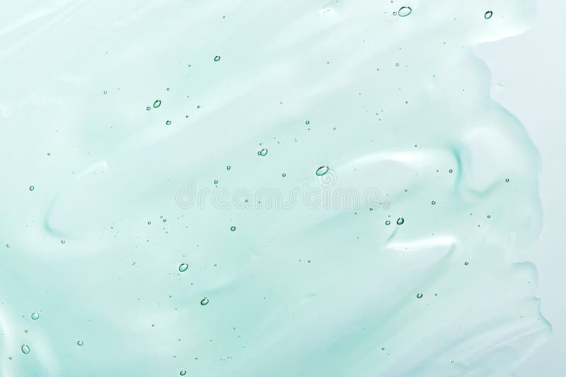 Bubble Abstract Blue Gel Texture. Stock Image - Image of color ...