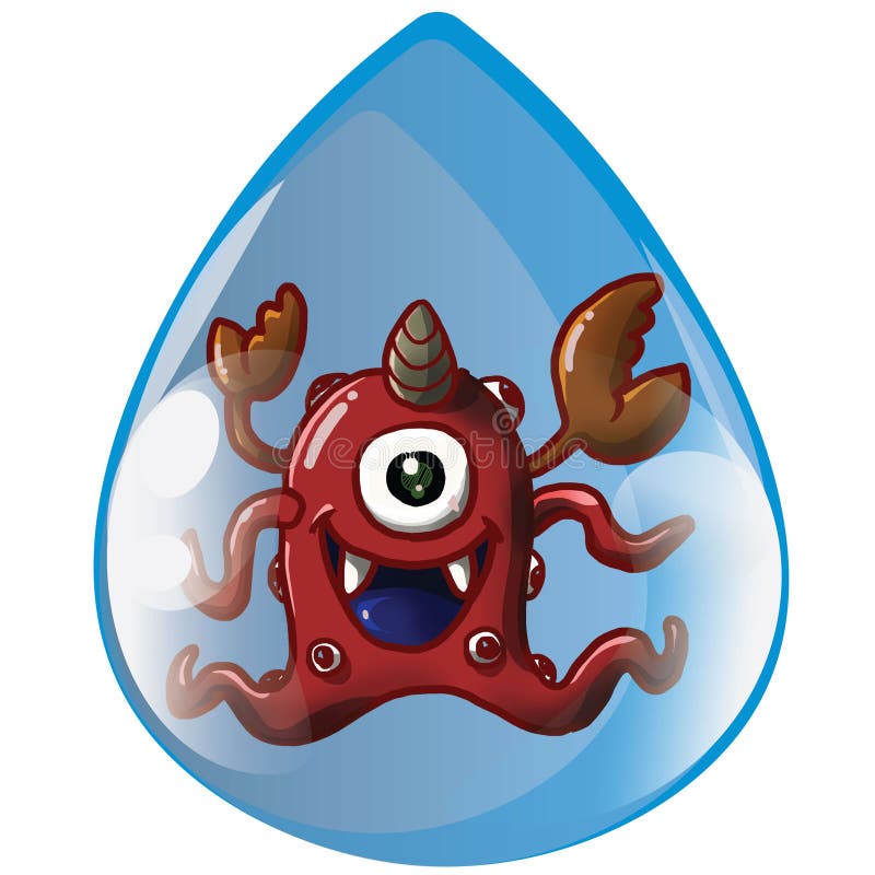 Bubble animal drop set stock illustration. Illustration of drawing ...