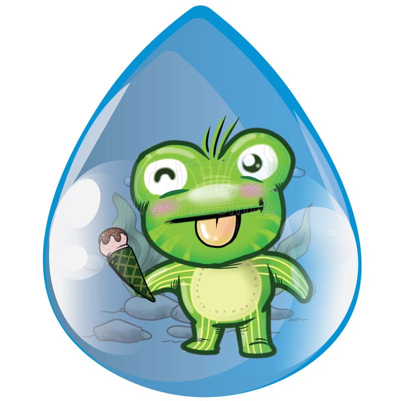 Bubble animal water set stock illustration. Illustration of drink ...