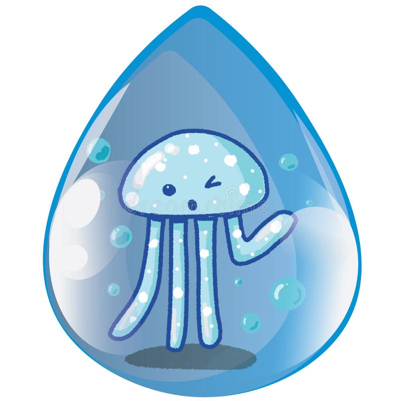 Bubble animal water set stock illustration. Illustration of graphic ...