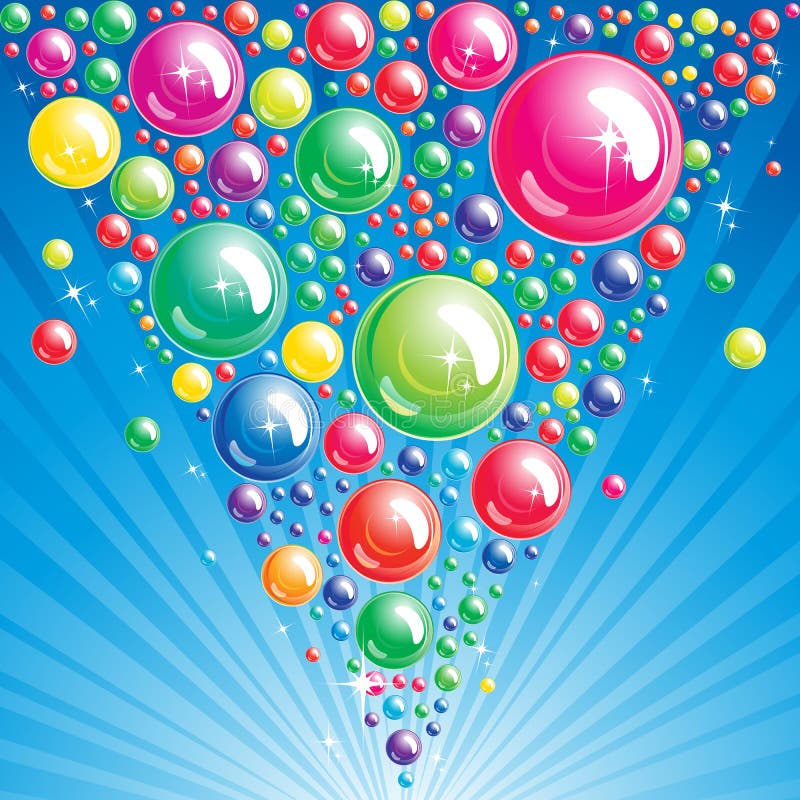 Set of water bubble. stock vector. Illustration of element - 13172101