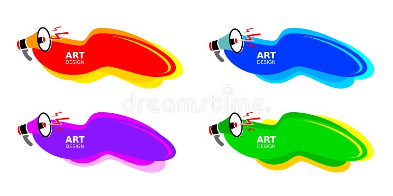 Bubble Badget Graphic with Three Badgets in Vector Quality. Stock ...