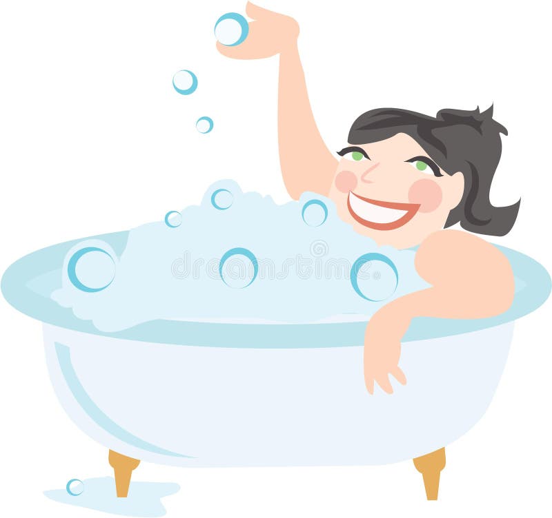 Bubble Bath stock vector. Illustration of bubble, embossed - 54105383