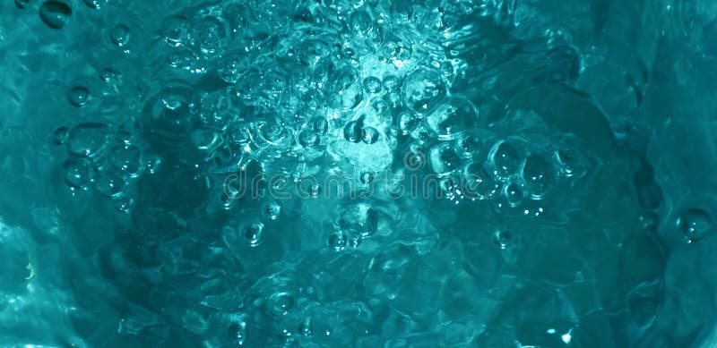 The Bubble Blue Water Ripple Looks Like a Crystal for the Background ...