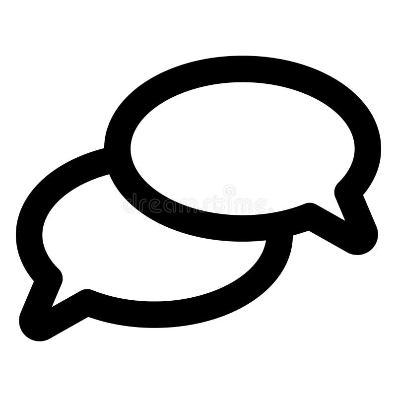 Bubble, Chat Bold Vector Icon Which Can Be Easily Edited or Modified ...