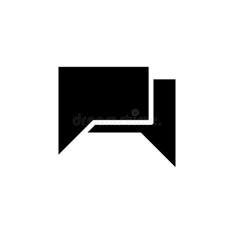 Bubble, Chat Icon. Simple Glyph, Flat Vector of Chat Bubble Icons for ...