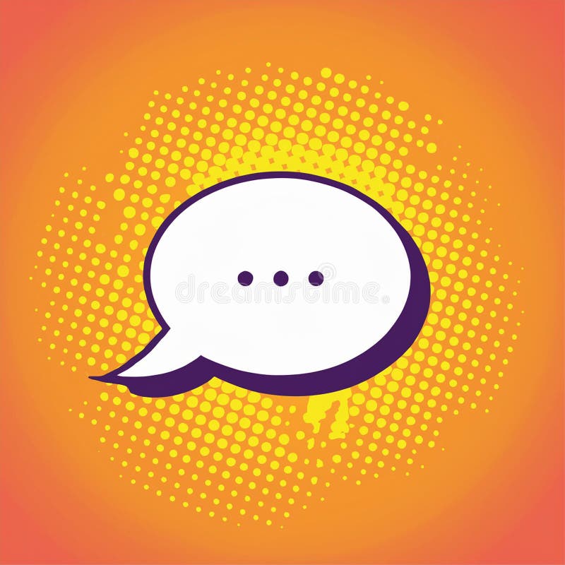 Bubble Chat Illustration Online Communication Concept Stock Image ...