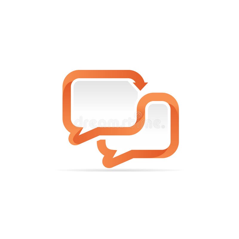 Bubble Chat Logo Vector Design Stock Vector - Illustration of society ...