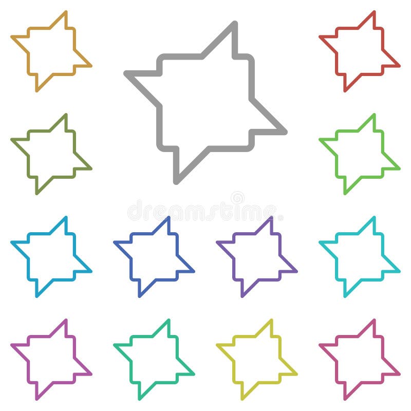 Bubble, Chat, 360 Multi Color Icon. Simple Thin Line, Outline Vector of ...