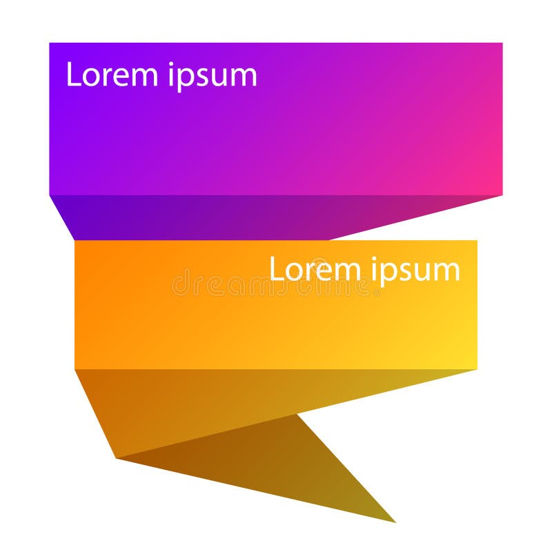 Bubble Chat Paper Banner Template for Peomotion Display Stock Vector ...