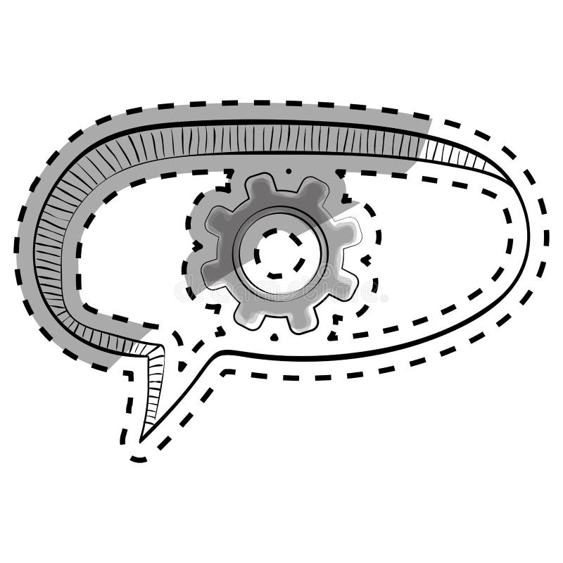 Bubble chat scribble stock illustration. Illustration of chat - 82548540