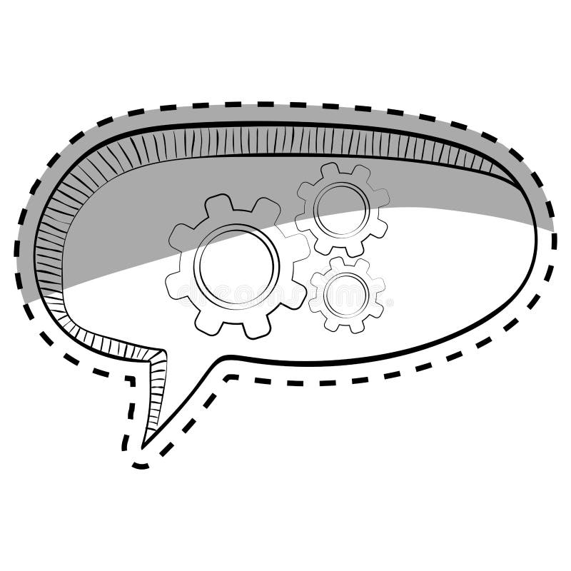 Bubble chat scribble stock illustration. Illustration of message - 82549097