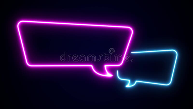 Animated Red Speech Bubble Element Stock Footage - Video of textbox ...