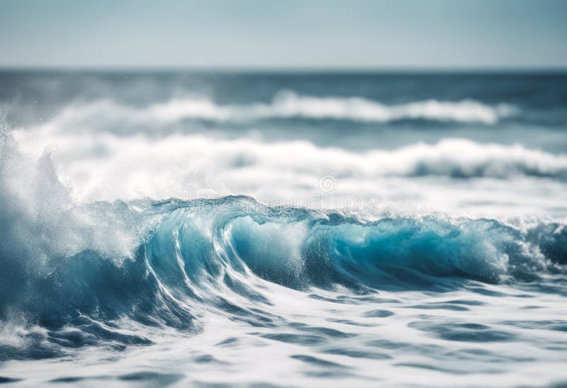 Bubble Clean Olated White Wave Liquid Water Abstract Splashing Blue ...