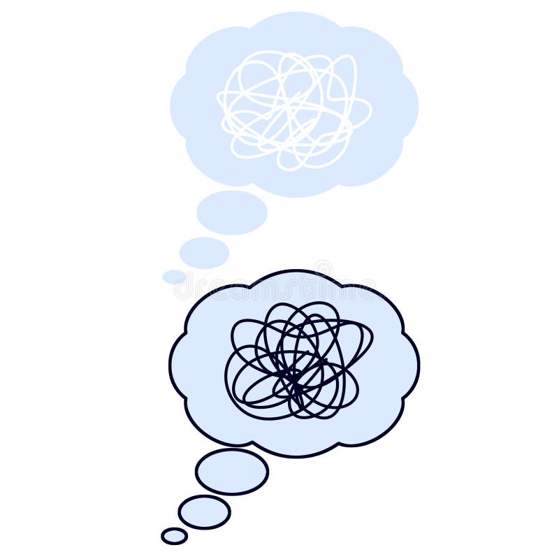 Messy Thoughts Stock Illustrations – 137 Messy Thoughts Stock ...