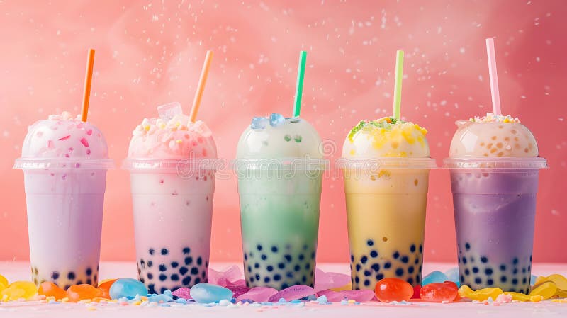 Bubble coffee cold stock photo. Image of frappe, brown - 318399430