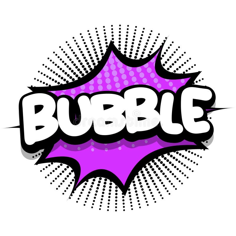 Bubble Comic Book Explosion Bubble Vector Illustration Stock Vector - Illustration of balloon ...