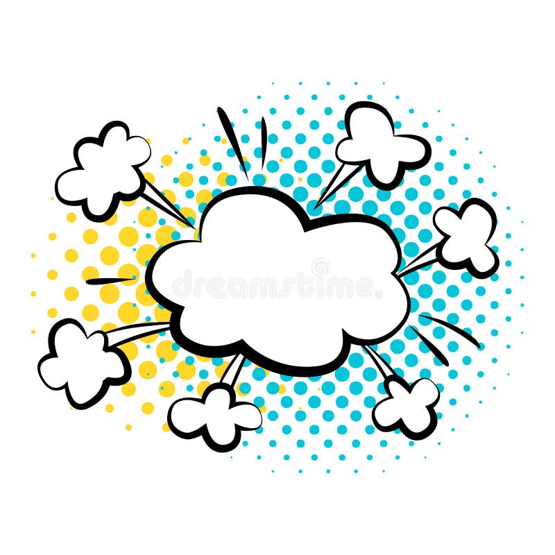 Bubbles Comic Style Vector Duddle Illustration Stock Vector ...
