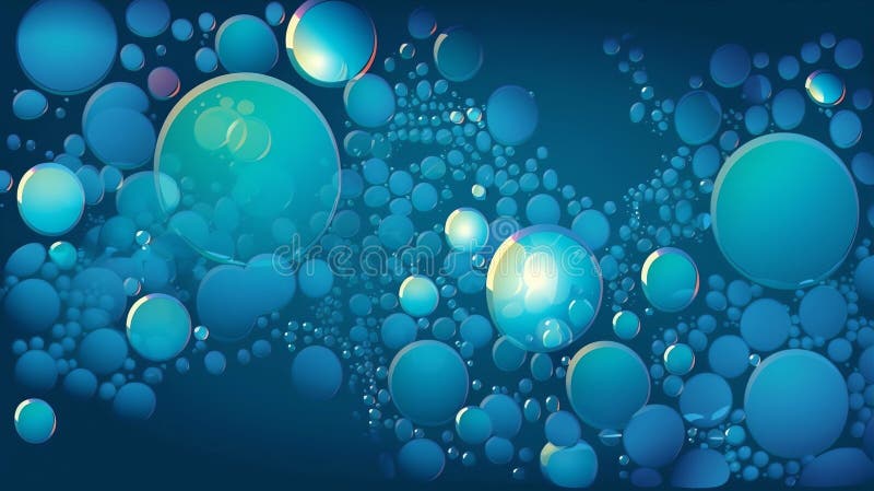 Bubble Corner Design, Made with Generative AI Stock Illustration ...