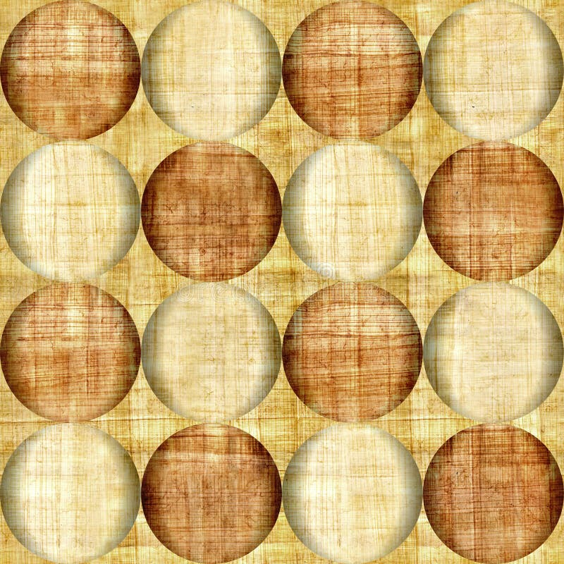 Bubble Decorative Pattern - Papyrus Scructure Stock Illustration ...