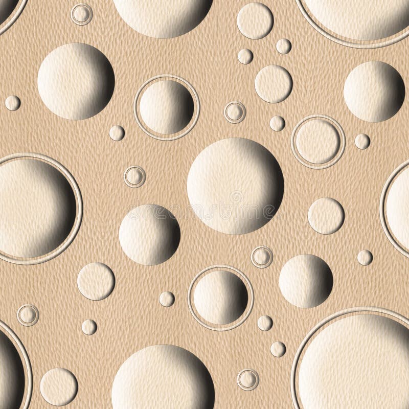 Bubble Decorative Wooden Pattern for Seamless Background - White Stock ...