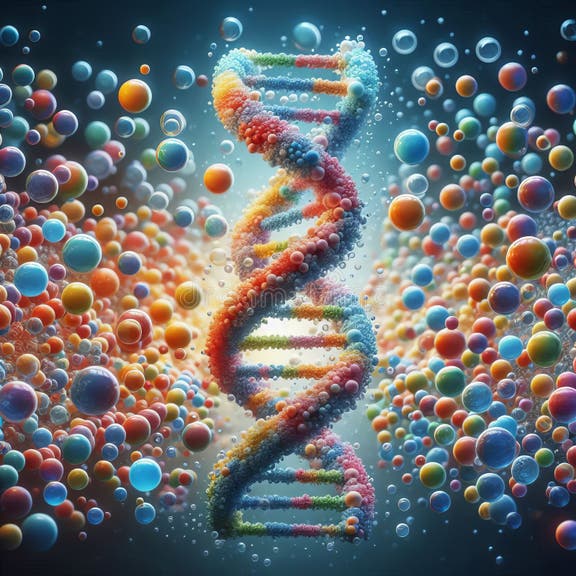 Bubble DNA Sequencing a Representation of DNA Sequencing Using C Stock ...