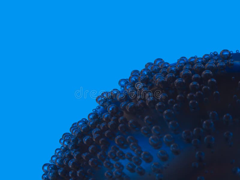 Bubble Edge, Blue Abstract Background Stock Image - Image of bubbles ...