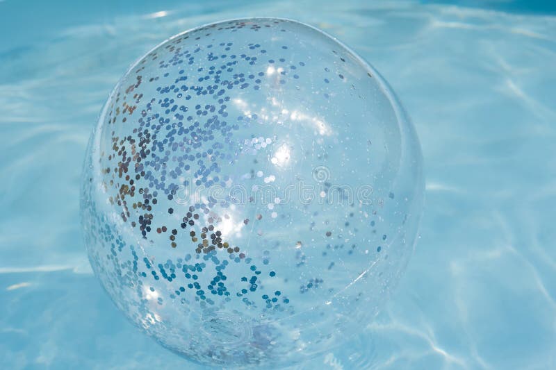 Bubble Floating in a Pool on a Sunny Day Stock Photo - Image of ...
