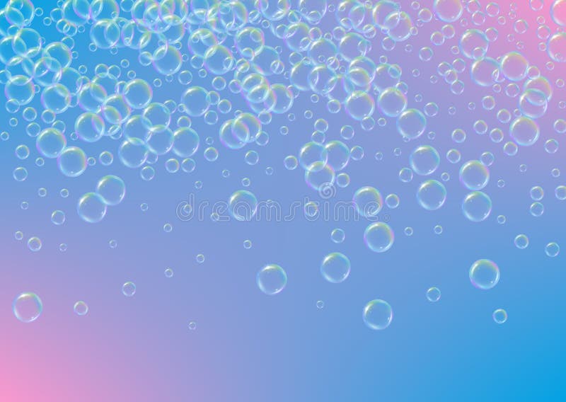 Bubble Foam. Detergent and Shampoo Suds for Bath. Soap Stock ...