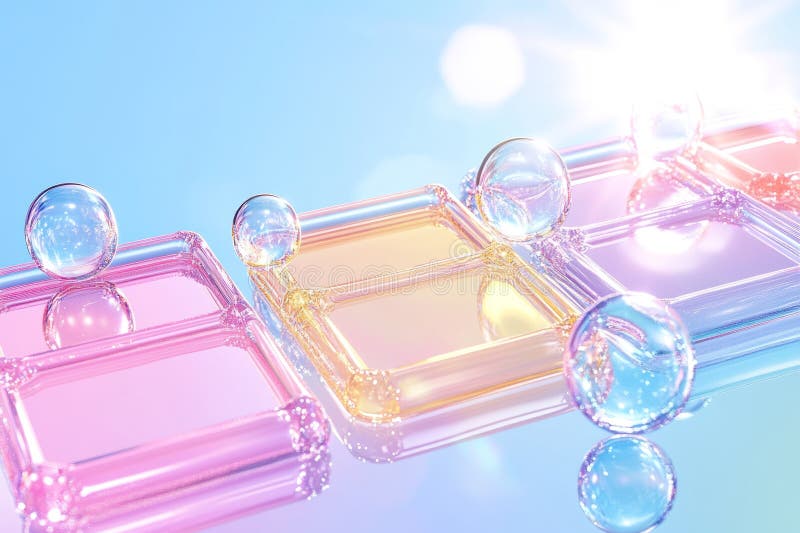 Bubble Frame: Creative Soap Bubble Design Element for Branding and ...