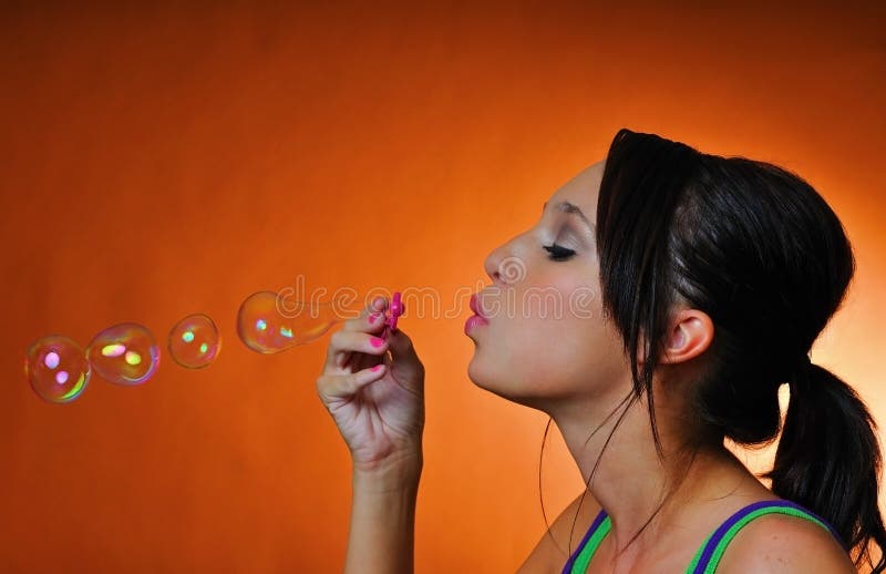 Bubble fun stock photo. Image of beautiful, people, beauty - 10110272
