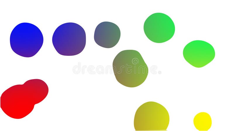 Bubble Gradient on the Alpha Channel Stock Footage - Video of blob ...