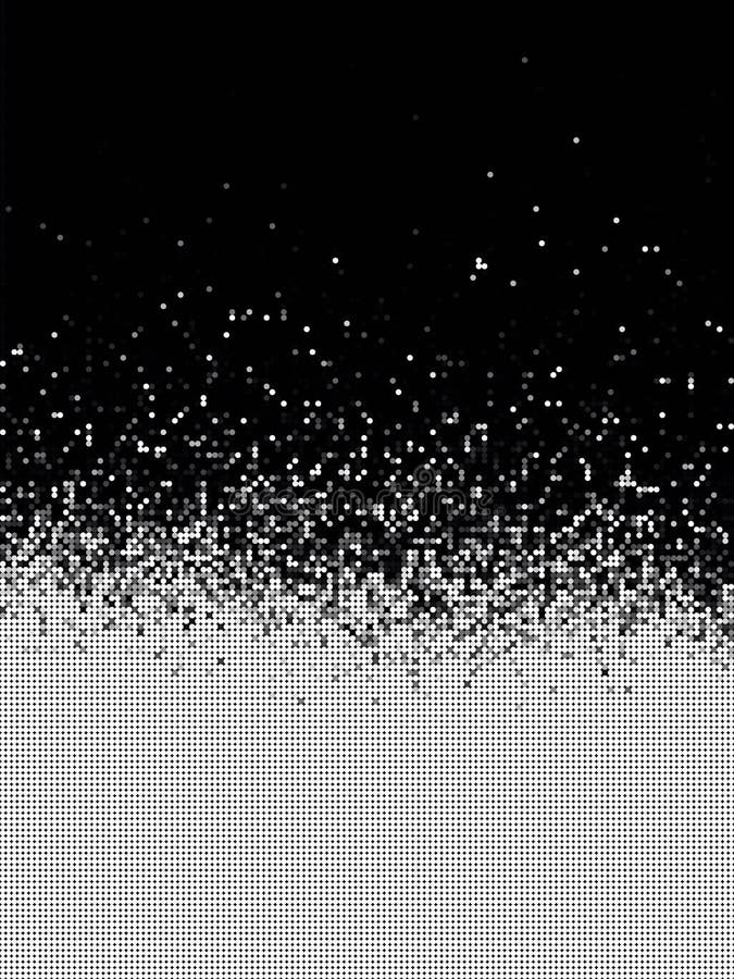 Bubble Gradient Pattern in Black and White Stock Vector - Illustration ...