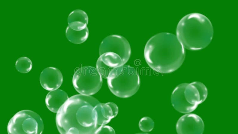 Bubble Green Screen Animation Video Stock Video - Video of ocean, video ...