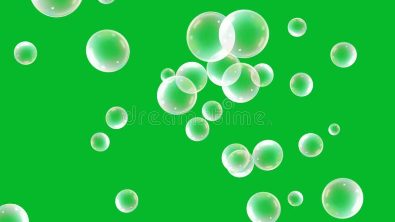 Bubble Green Screen Animation Video Stock Footage - Video of definition ...