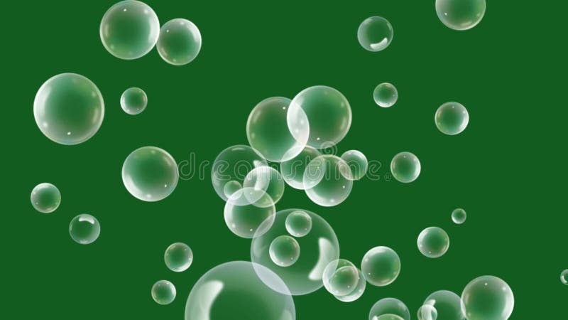 Bubble Green Screen Animation Video Stock Footage - Video of definition ...