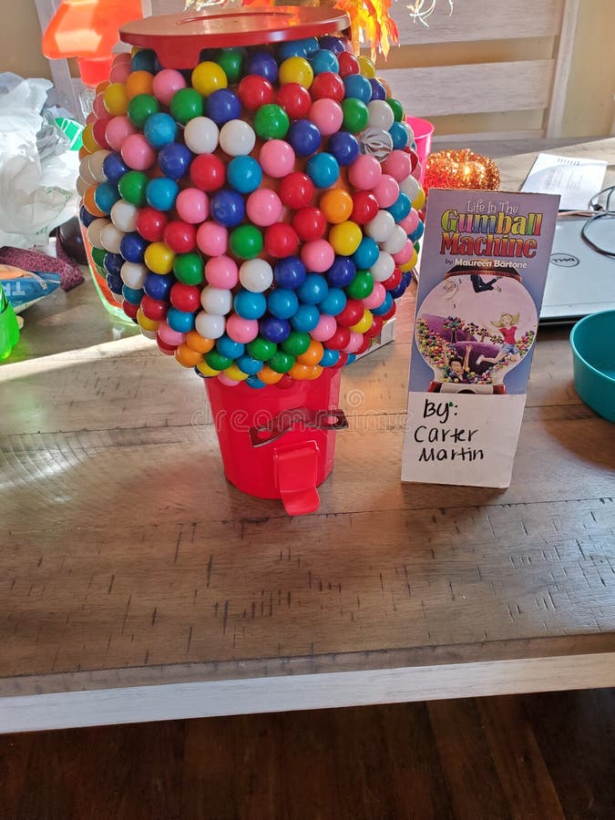 Bubble Gum Pumpkin Project Awesome Gum Balls Editorial Stock Photo ...