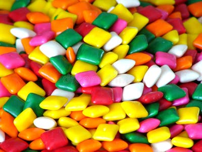 Bubble gum squares stock photo. Image of bubble, candy, sweets - 63248