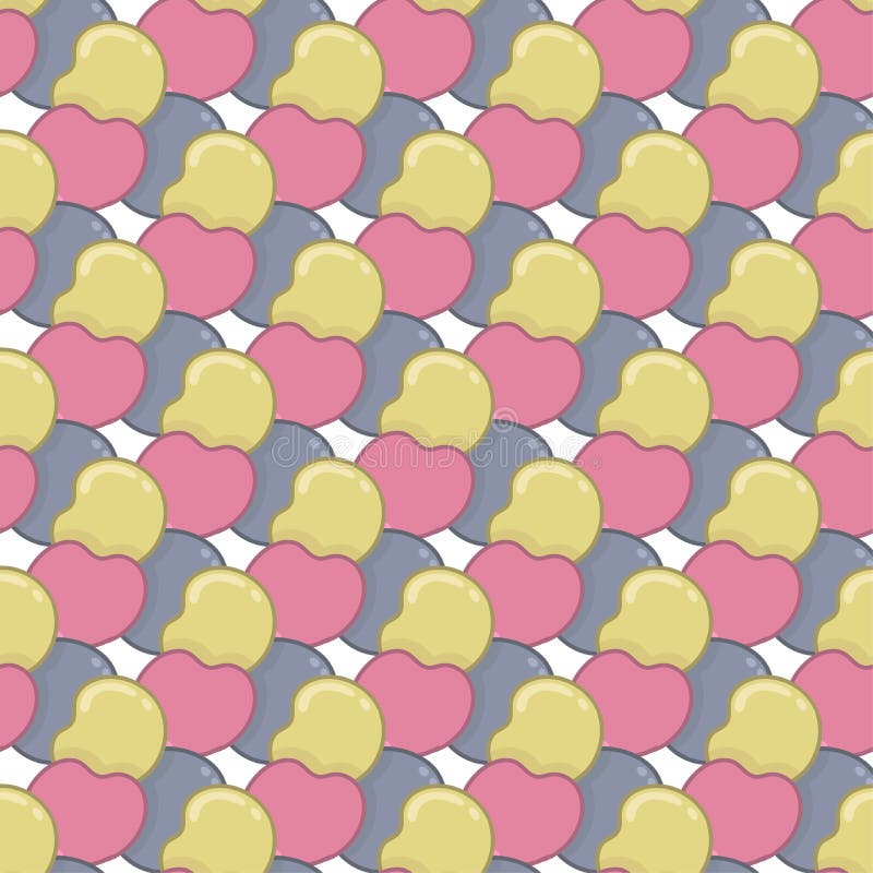 Bubble Gum Three Dimensional Texture Seamless Textile Print. Repeat ...