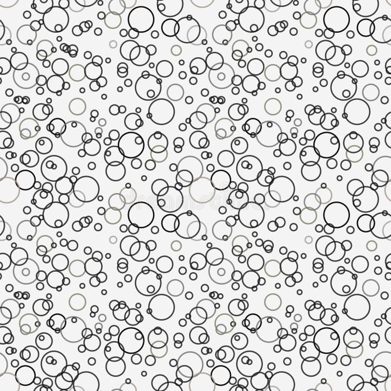 Bubble Icon Seamless Pattern Vector Art Illustration Stock Illustration ...