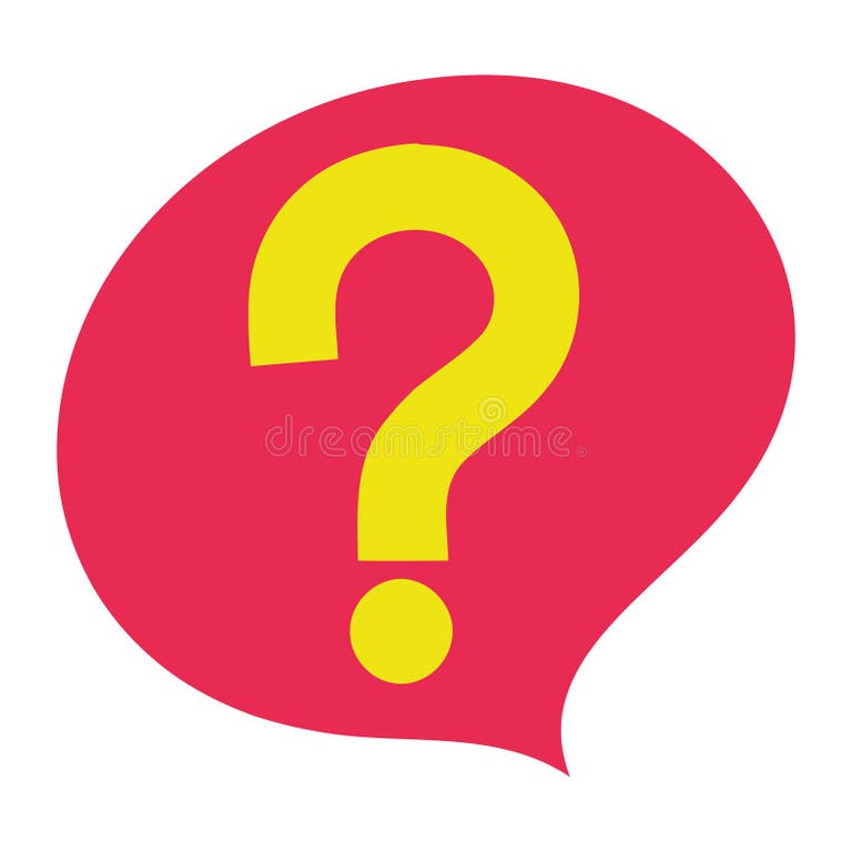 Bubble with Interrogation Cartoon Stock Vector - Illustration of icon ...
