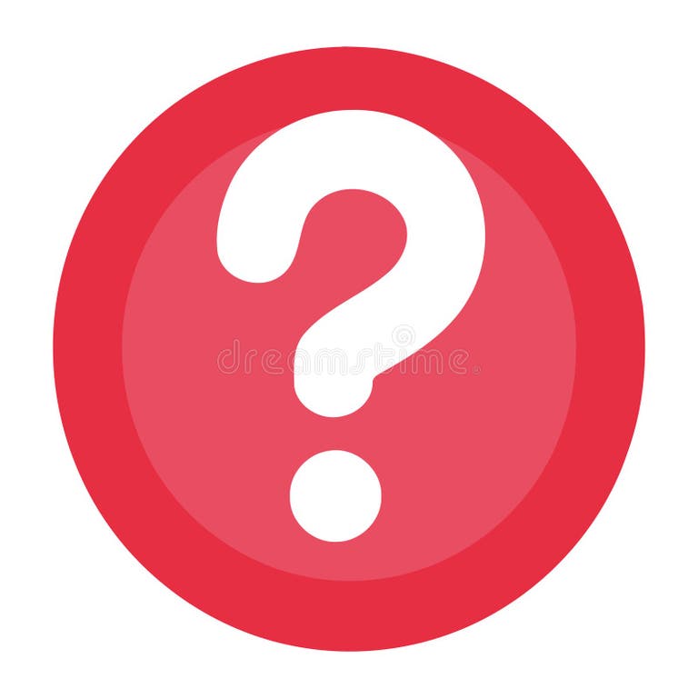 Bubble with Interrogation Mark Layout Stock Vector - Illustration of ...