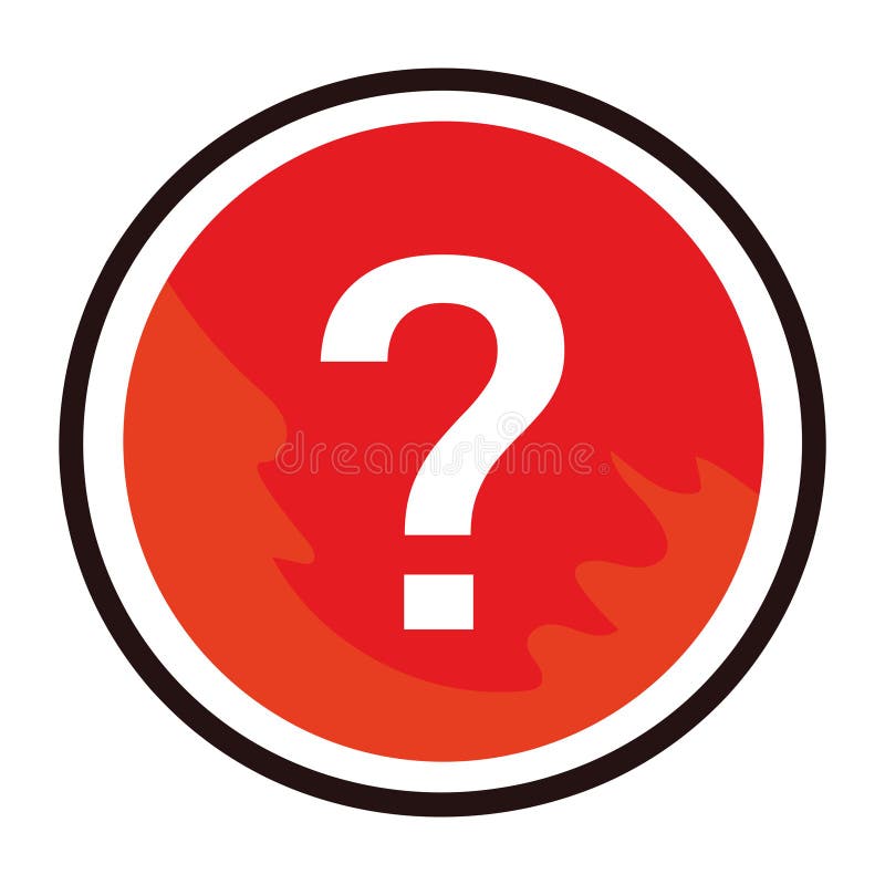 Bubble with Interrogation Sign Ask Stock Vector - Illustration of ...